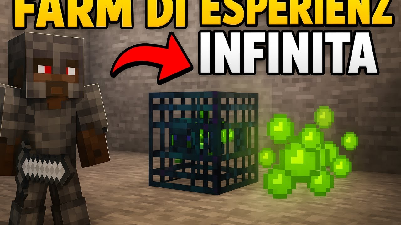 FARM di ESPERIENZA INFINITA con MOB SPAWNER! – Tutorial FACILE in Minecraft! Minecraft Ita - YouTube