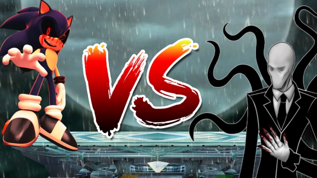 SSBB HACK Sonic.exe VS Slenderman - YouTube