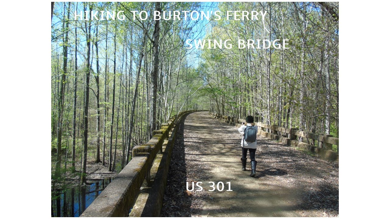HIKING to the old abandon swinging bridge*-* Burton's Ferry Bridge 1938 ...