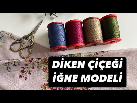 533.MUHTEŞEM DİKEN ÇİÇEĞİ TASARIMI GÖSTERİŞLİ İĞNE OYASI MODELI 2024/NEEDLE LACE KNITTING 