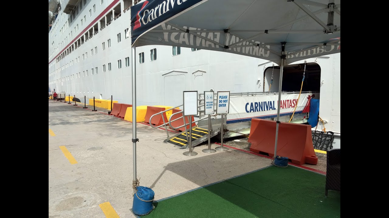 Carnival Cruiselines Mobility Options - YouTube