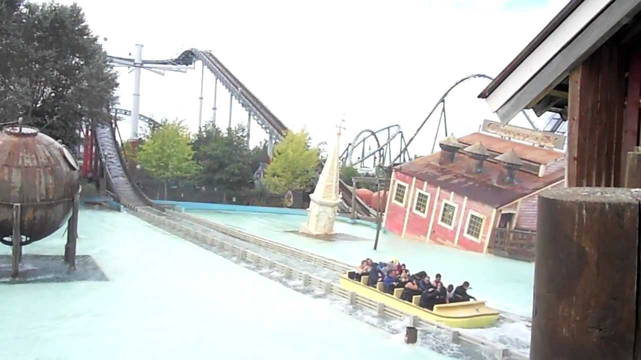 Tidal wave Thorpe park - YouTube