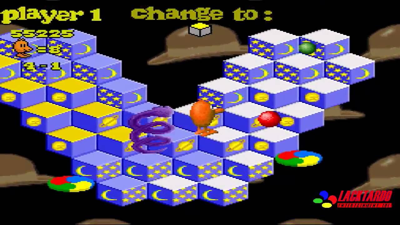 Q*Bert 3 level 4 HD - YouTube