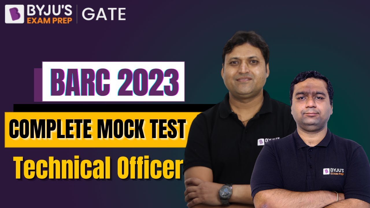 BARC 2023 | Complete Mock Test | Mechanical Engineering | BYJU'S GATE ...