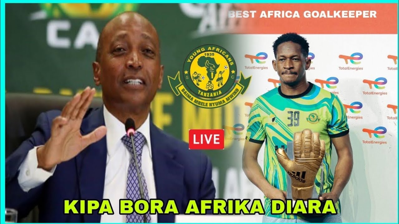 🔴#LIVE: CAF WAMTANGAZA KIPA DIARA WA YANGA KIPA BORA AFRIKA APEWA GLOVE ...
