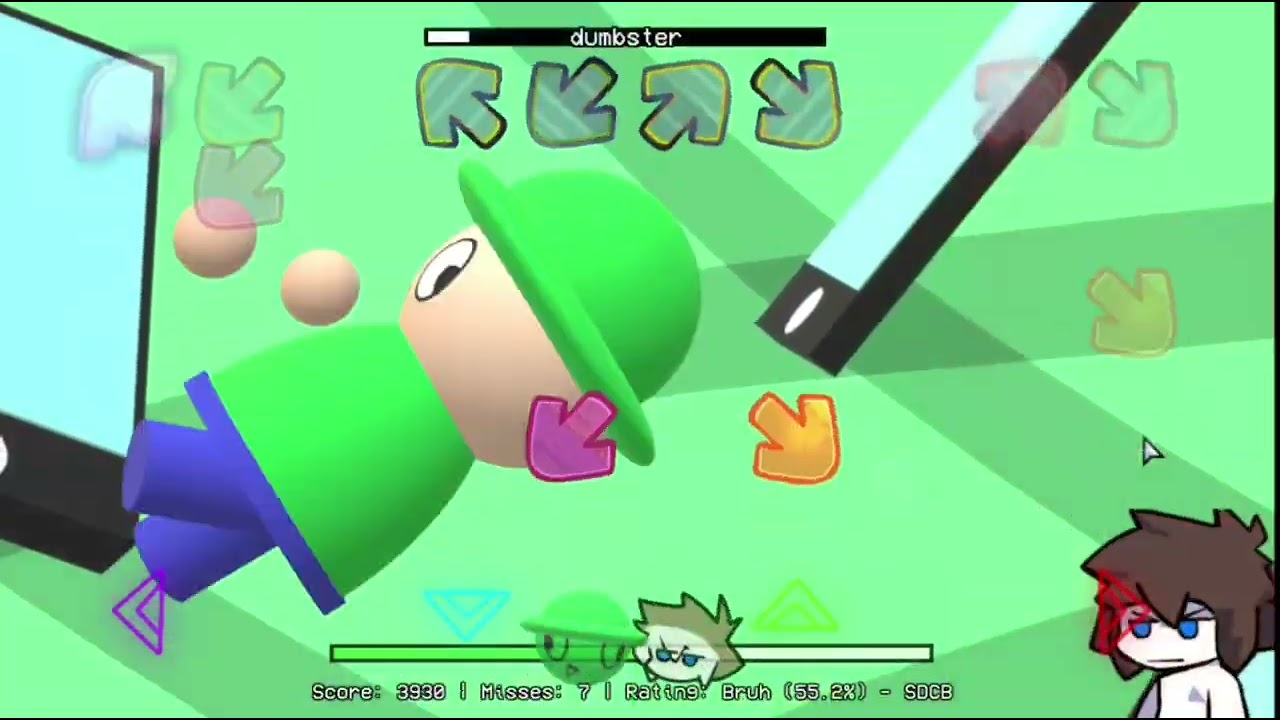 Fnf Os engine Otimização Gama baja TEST - YouTube