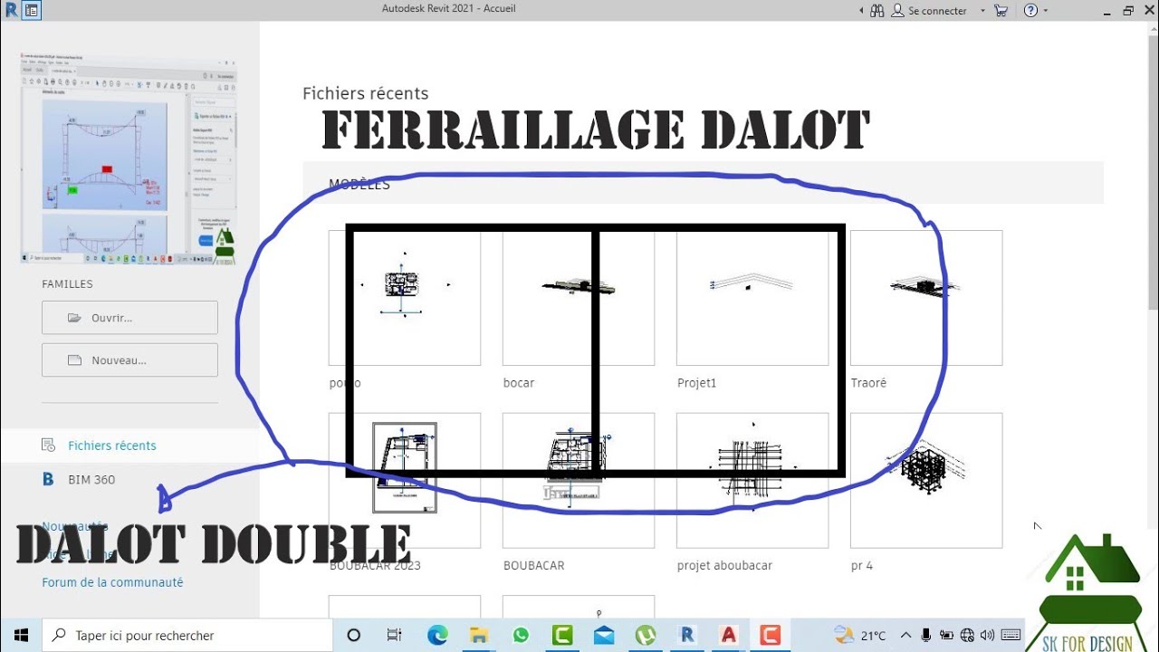 TUTORIEL 13/ Projet de ferraillage dalot avec Revit /Présentation - YouTube