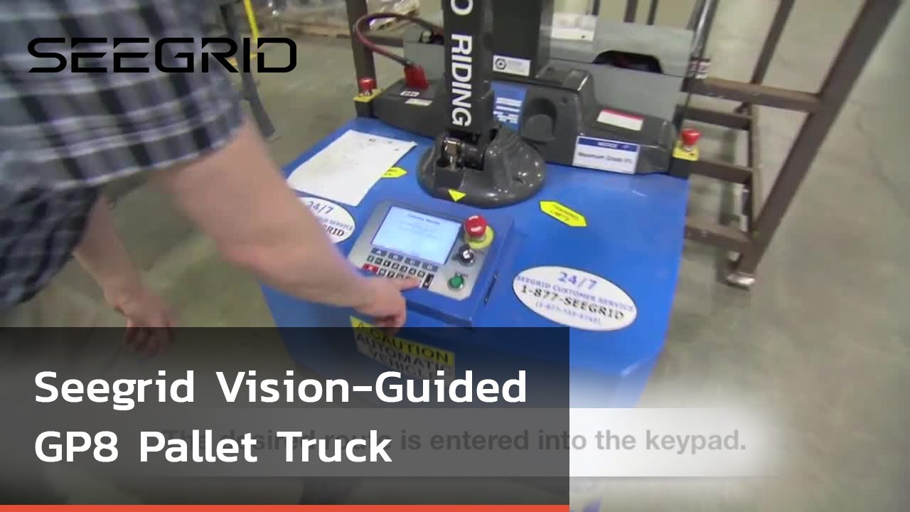 Seegrid Vision-Guided GP8 Pallet Truck - YouTube
