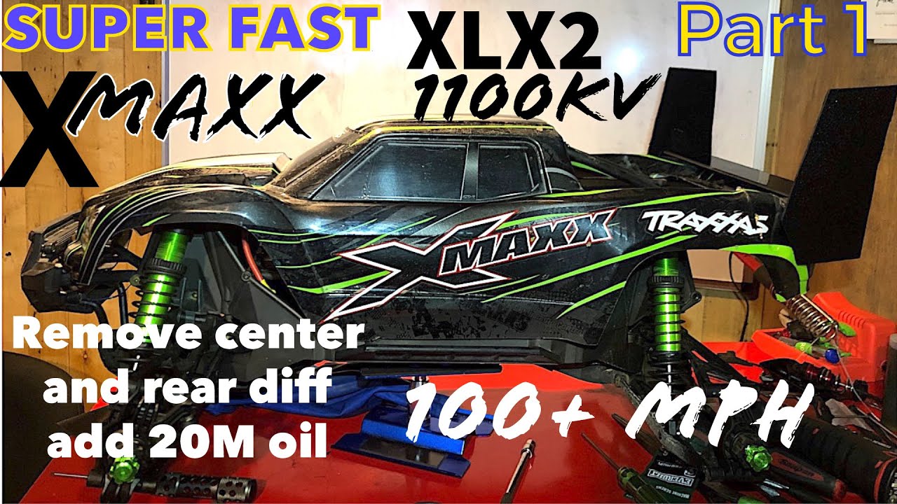 Project SUPER fast XMAXX 8s remove rear and center diffs then install ...