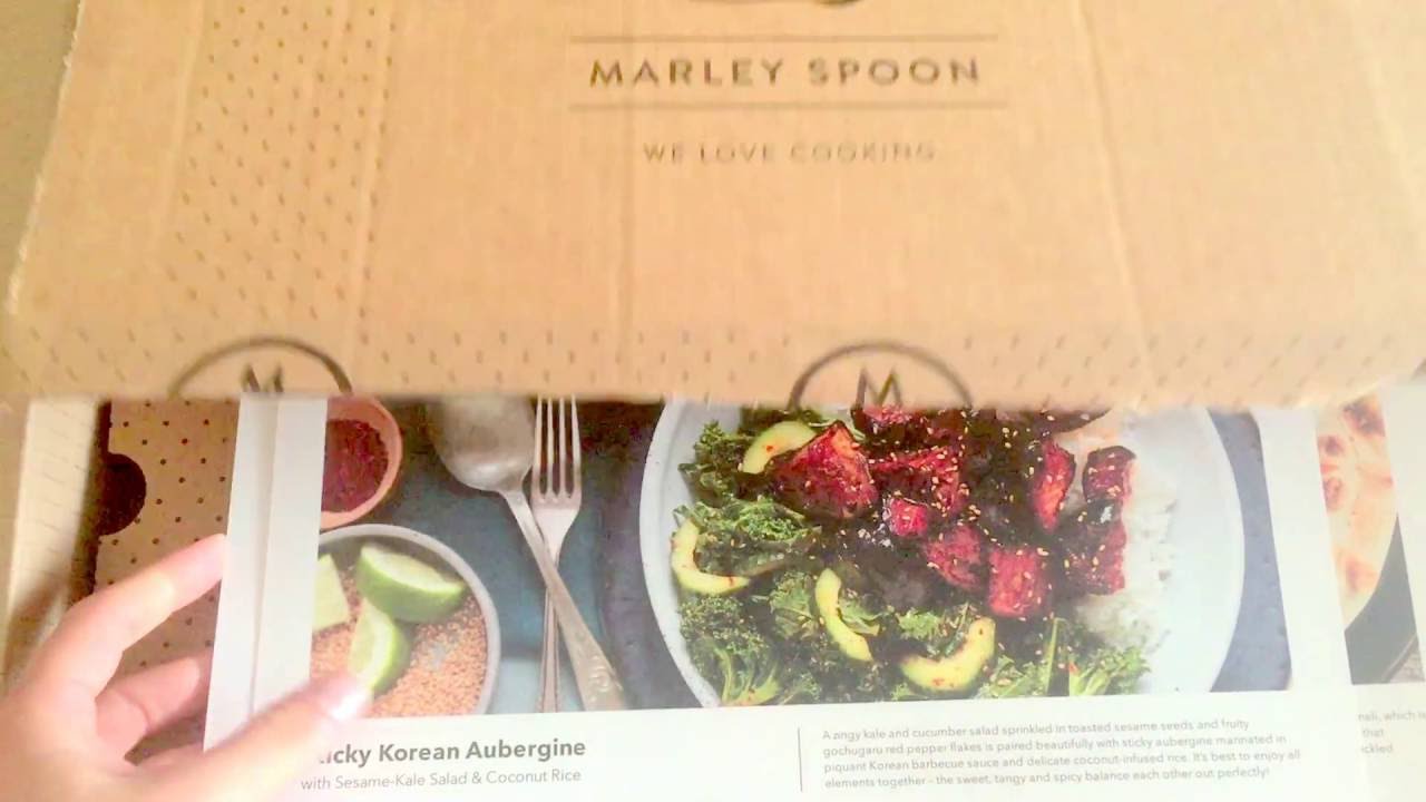 Marley Spoon Unboxing - YouTube