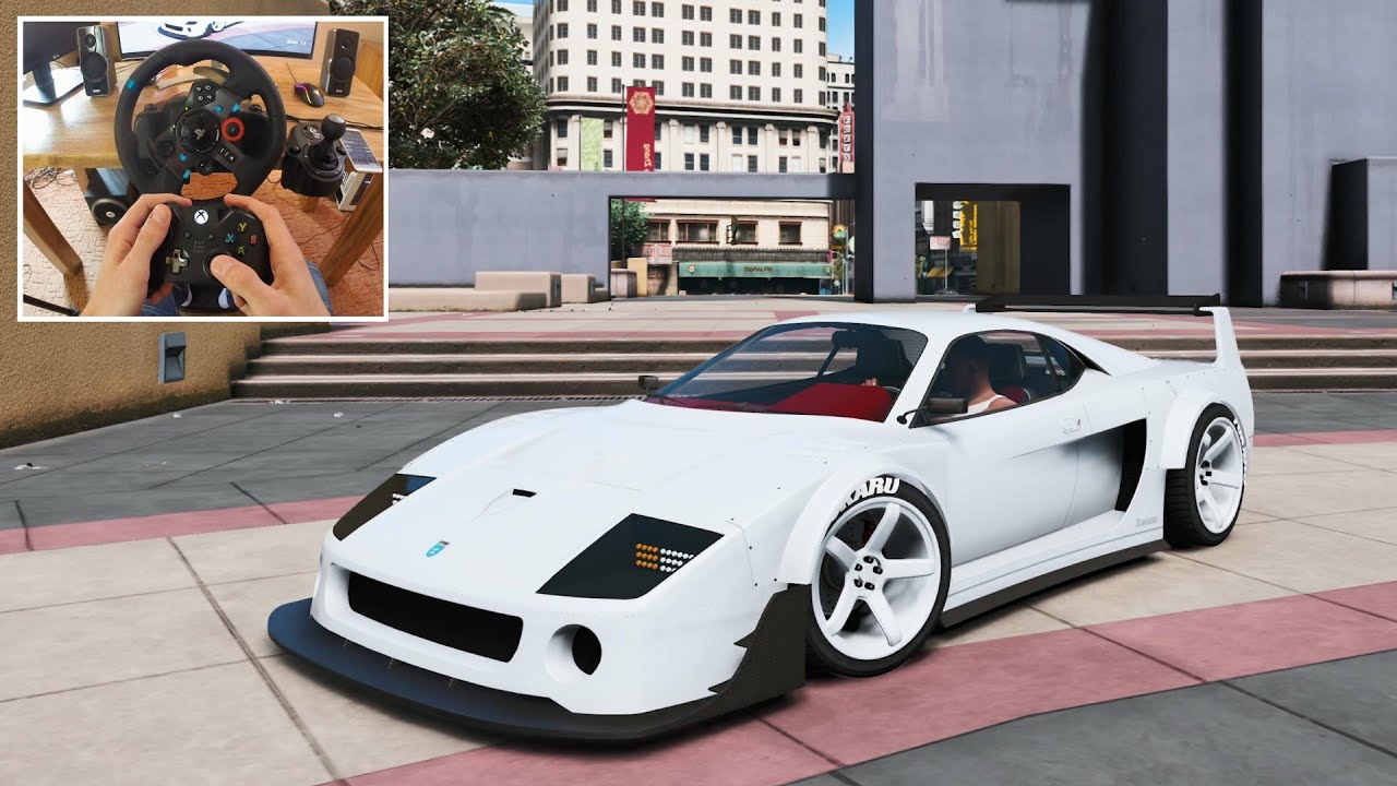 GTA V - Grotti Turismo Classic Custom | Logitech G29 | 4K / 60FPS Drive ...