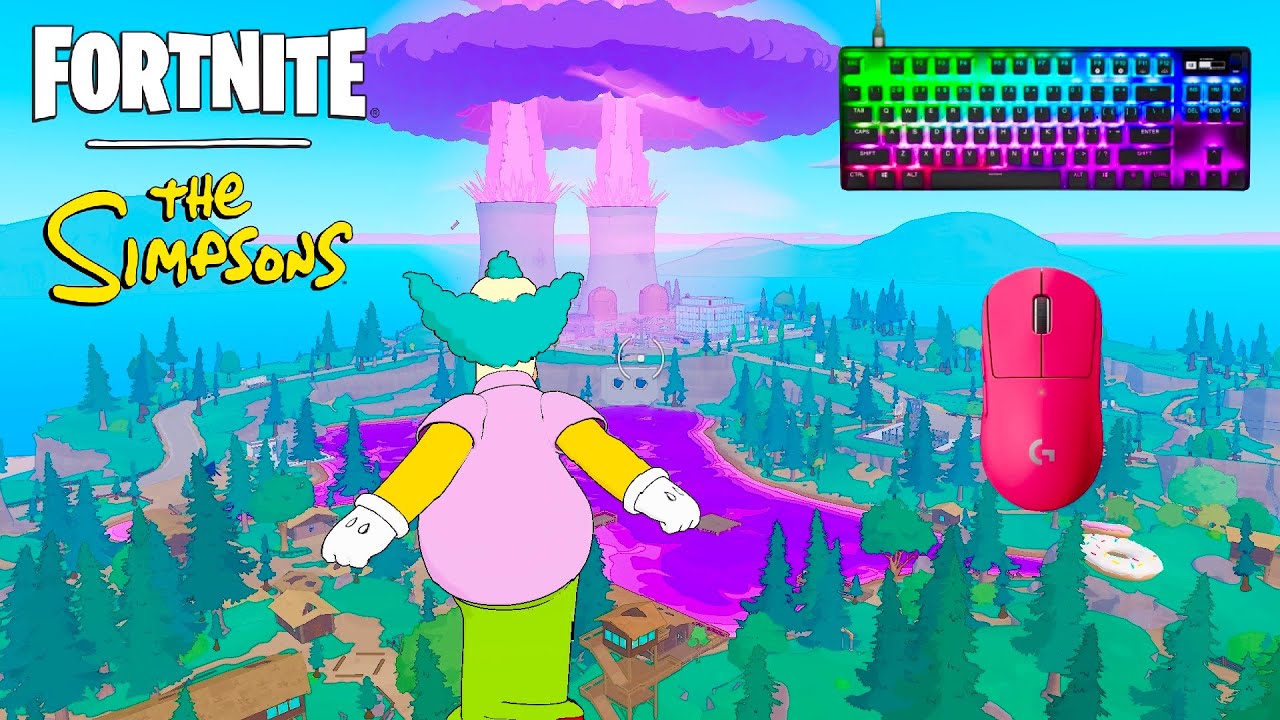 *NEW* SIMPSONS BATTLE ROYALE 🏆SteelSeries Apex Pro TKL ASMR😴Satisfying ...