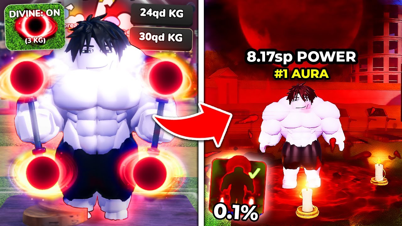 I Got The STRONGEST DIVINE WEIGHT and BEST Bloodborne Aura in Gym League! (Roblox) - YouTube