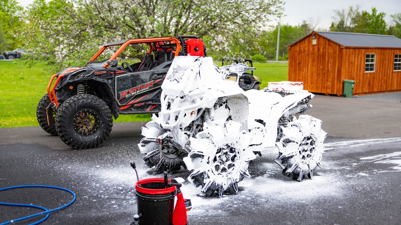 Dialing in the Ultimate ATV Wash System! - YouTube