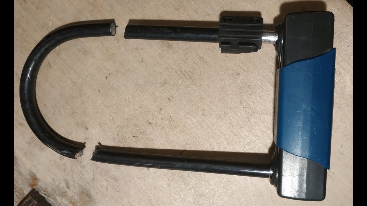 U-lock firmy VOREL - test odporności na atak siłowy. Zabezpieczenie ...