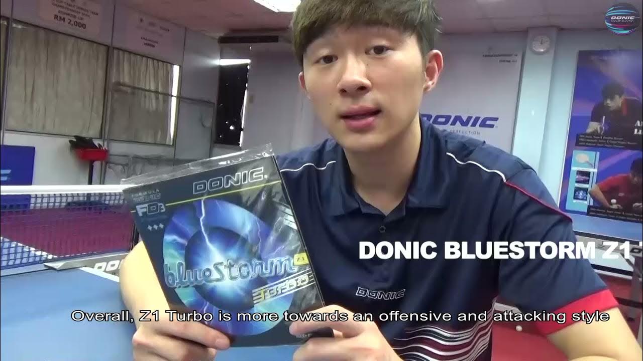 Donic BlueStorm Z1 Turbo Short Video - YouTube