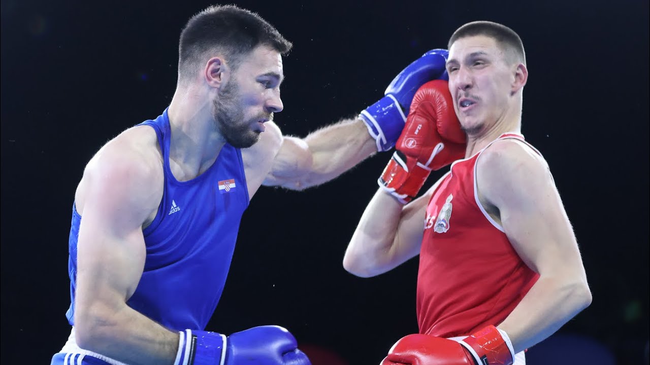 Gabrijel Veočić (CRO) vs. Rastko Simić (SRB) European Boxing ...