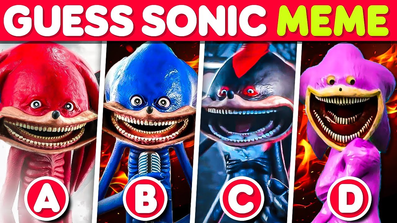 Guess Shin Sonic Meme | Shin Sonic, Shin Knuckles, Shin Shadow, Shin ...