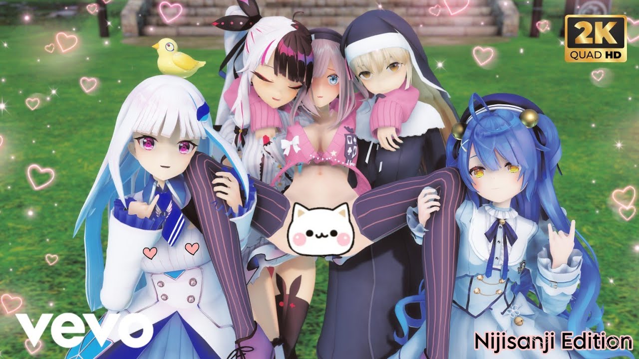 【MMD】Carry Me Off | Suzuhara Lulu, Lize Helesta, Yorumi Rena, Kokoro, Clarie【2k/60fps】【E:153 ...