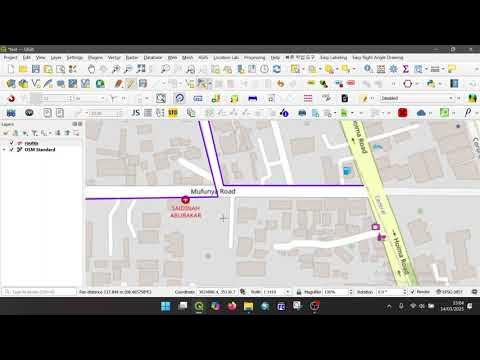 Creating line Features in QGIS - YouTube