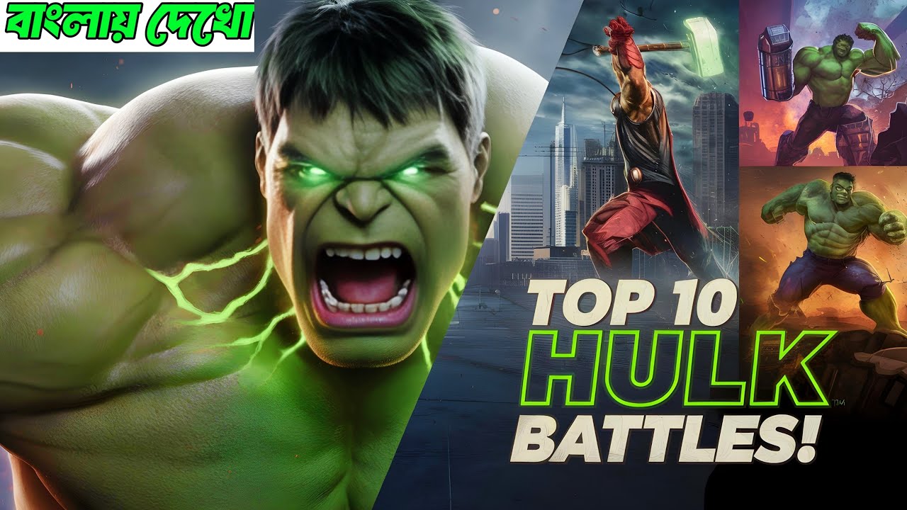 HULK'S Most EPIC Fights in MCU | Superhero Clash Bd - YouTube