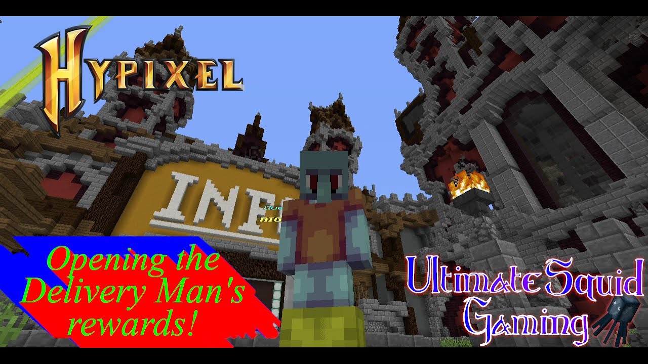 Hypixel - Opening the Delivery Man’s rewards! - YouTube