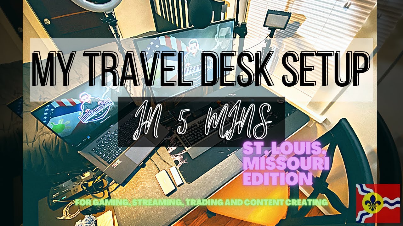 ULTIMATE Travel YouTube Desk SETUP 2021!🖥💻📹🎥 - YouTube