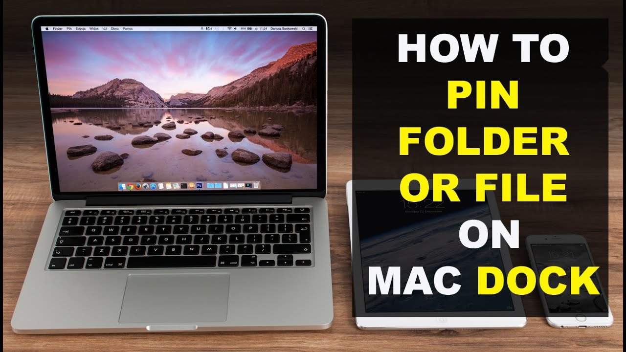 How To Pin a Folder/File on Macbook Dock (2022) - YouTube