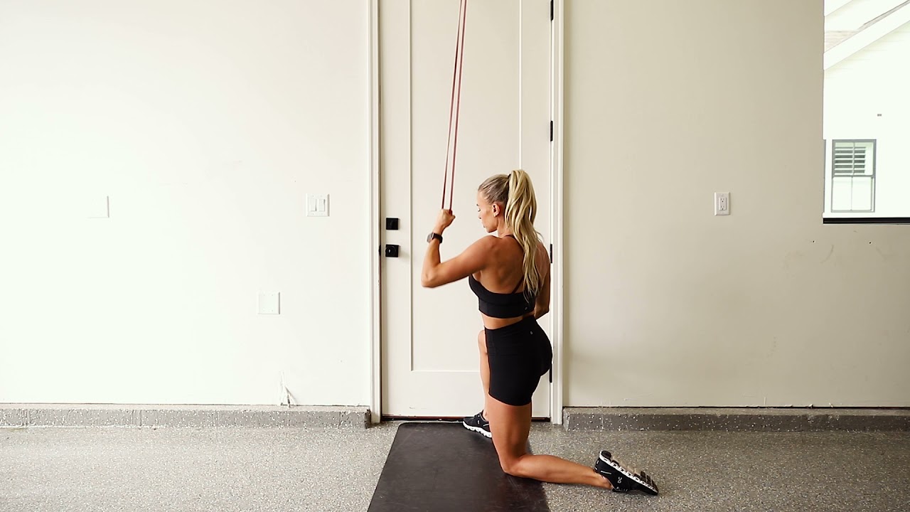 High to Low Kneeling lat pulldown - YouTube