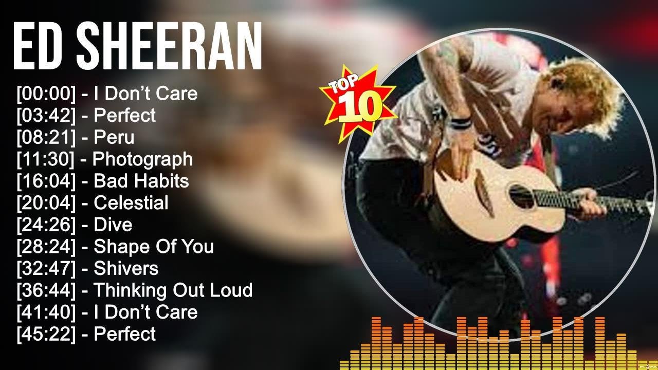 Ed Sheeran Greatest Hits ~ Top 100 Artists To Listen in 2022 & 2023 ...