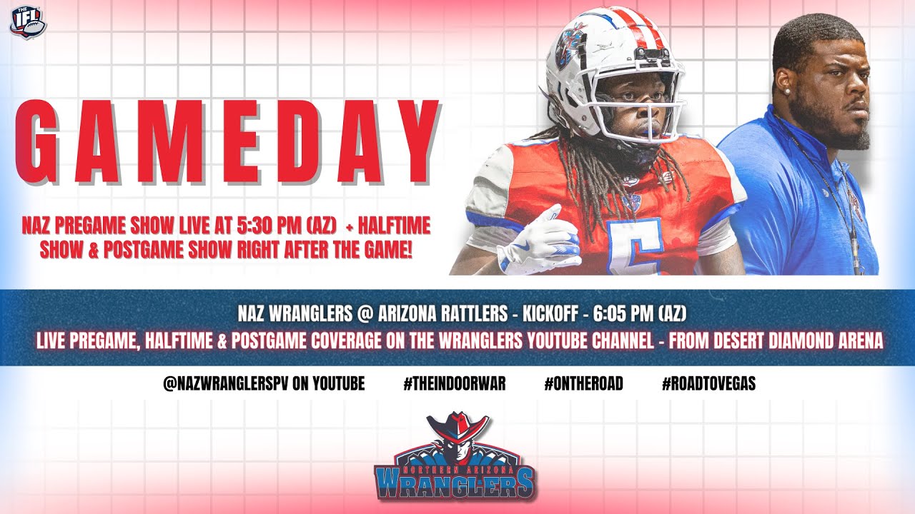 NAZ Wranglers at Arizona Rattlers Halftime Show - YouTube