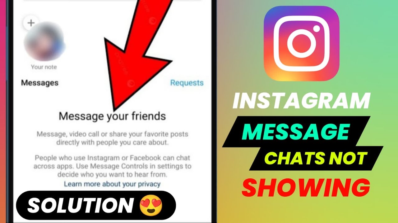 Instagram Message Chat Not Showing | Instagram Message Chat Not Working ...