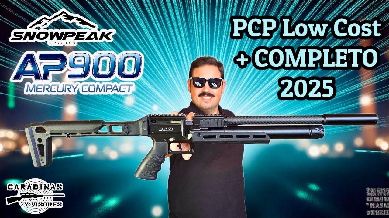 Novedad #snowpeak AP900 Mercury Compact #pcp #carabina - YouTube