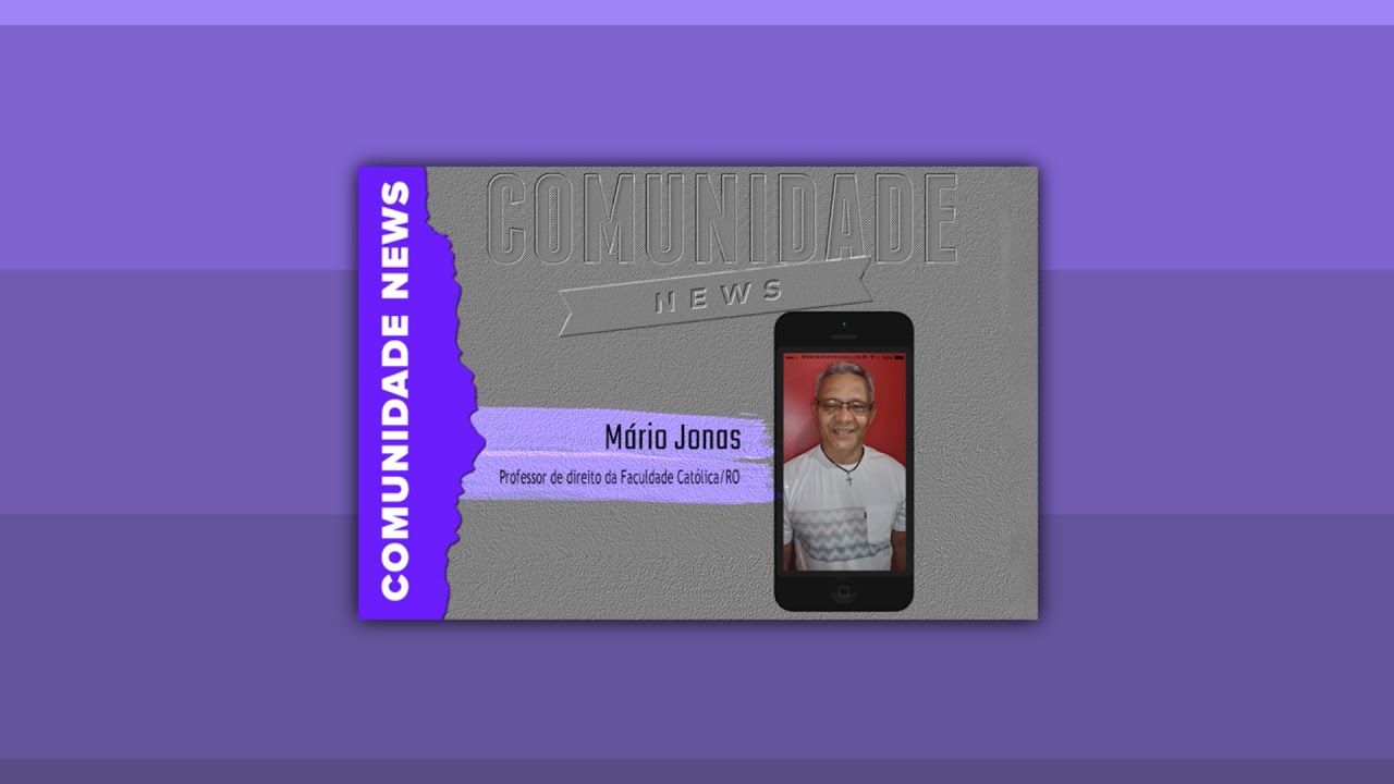 COMUNIDADE NEWS ENTREVISTA: Prof. Mário Jonas | Professor de direito da ...