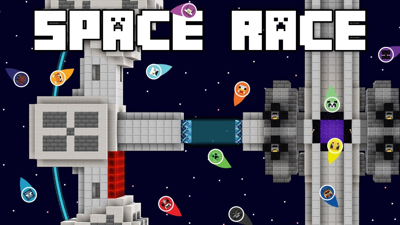 24 Minecraft Marble Race EP.3: Space Race - YouTube