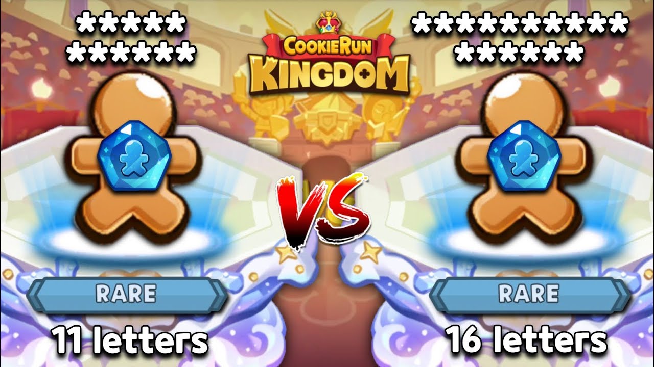 Shortest Rare vs Longest Rare Cookie Name - YouTube