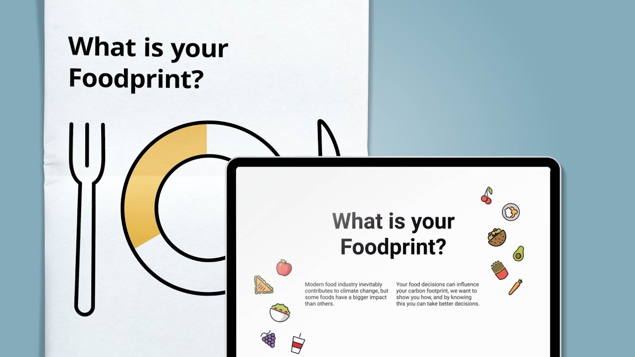 What is your Foodprint? // Information Design - YouTube