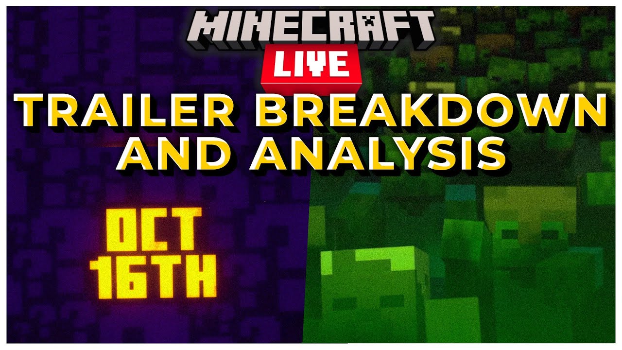 TRAILER BREAKDOWN & ANALYSIS FOR MINECRAFT LIVE 2021 | Minecraft Caves ...