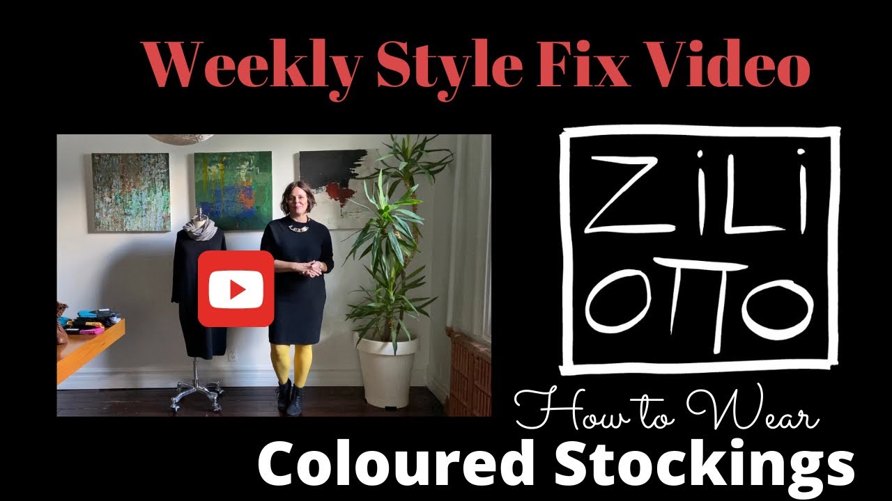 How to Wear Coloured Stockings - YouTube