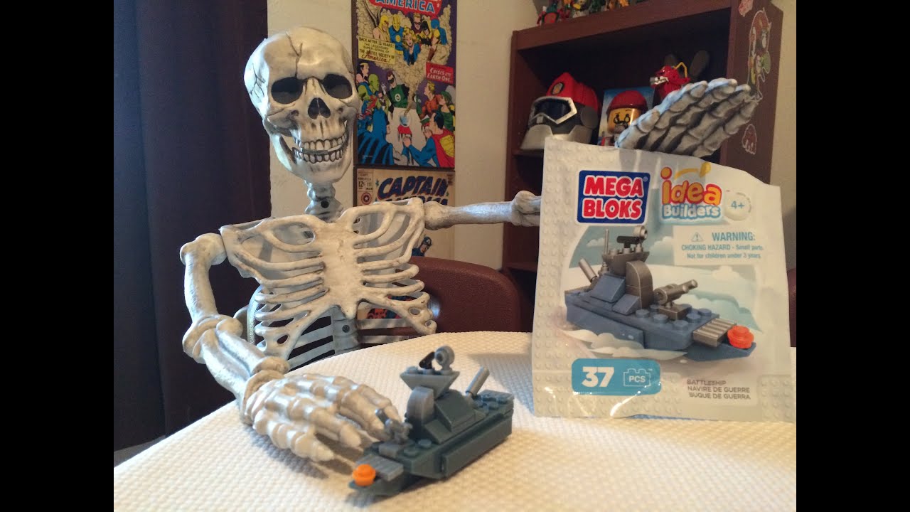 MEGA BLOKS 37PCS Battleship Opened and Assembled - YouTube