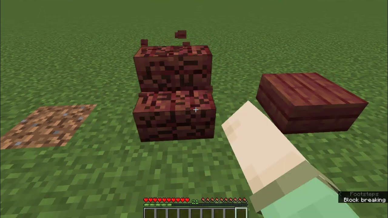 Breaking all Minecraft blocks with no tools (it was painfull) - YouTube