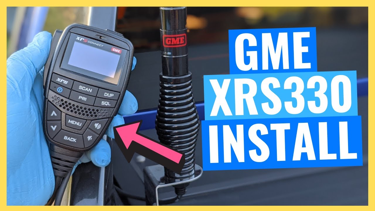 GME XRS330 UHF Radio INSTALL, UNBOX, REVIEW - (Outback Pack) | 2021 ...