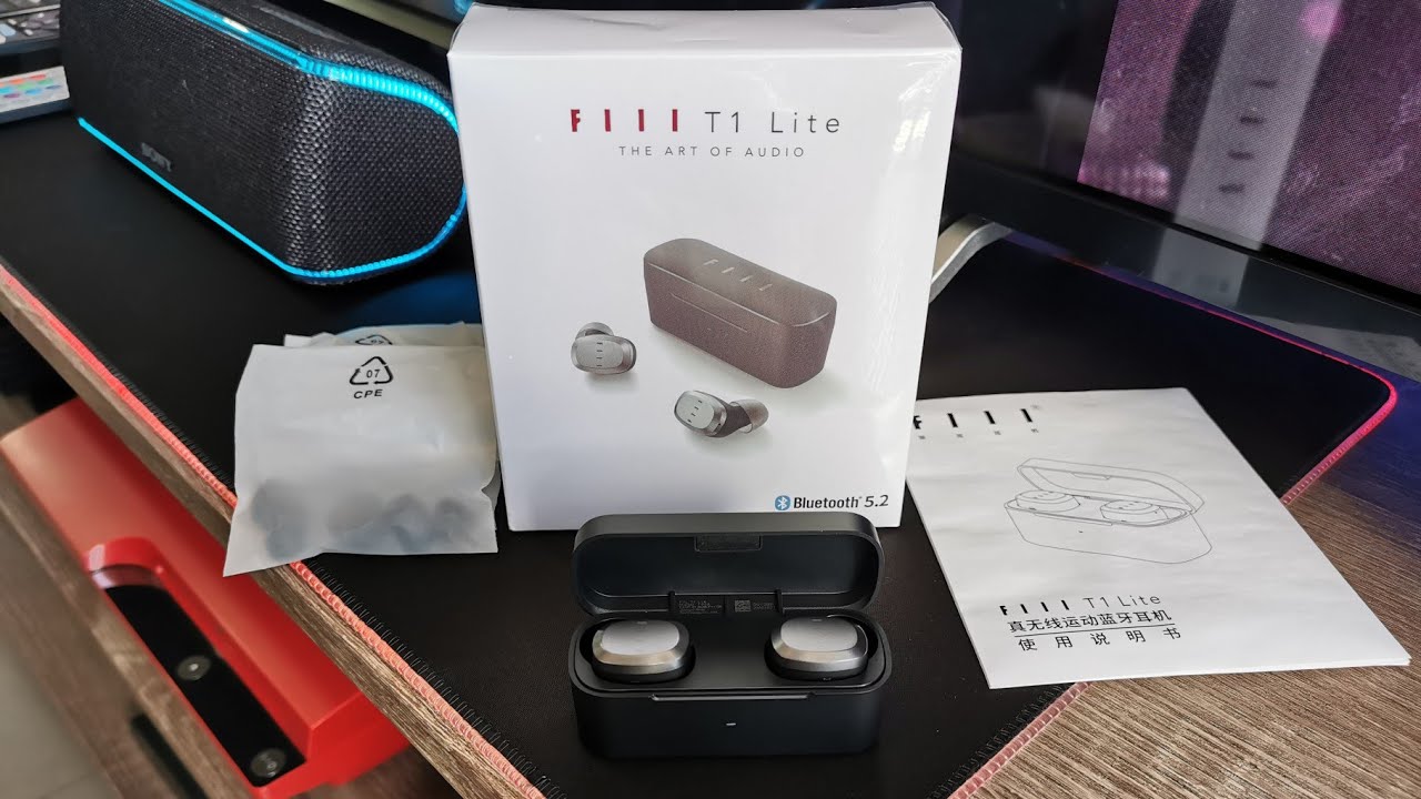 FIIL T1 lite - Unboxing - YouTube