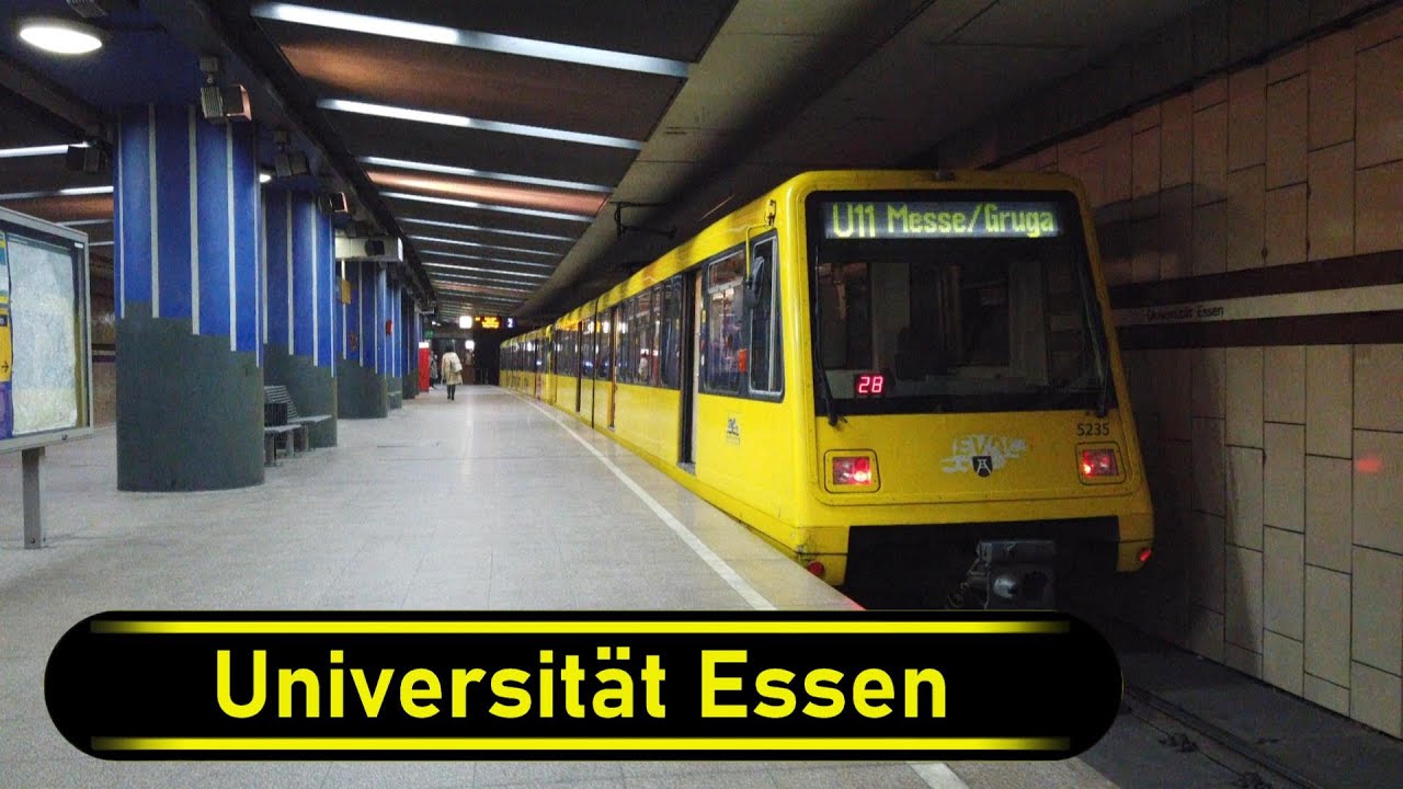 U-Bahn Station Universität Essen - Essen 🇩🇪 - Walkthrough 🚶 - YouTube