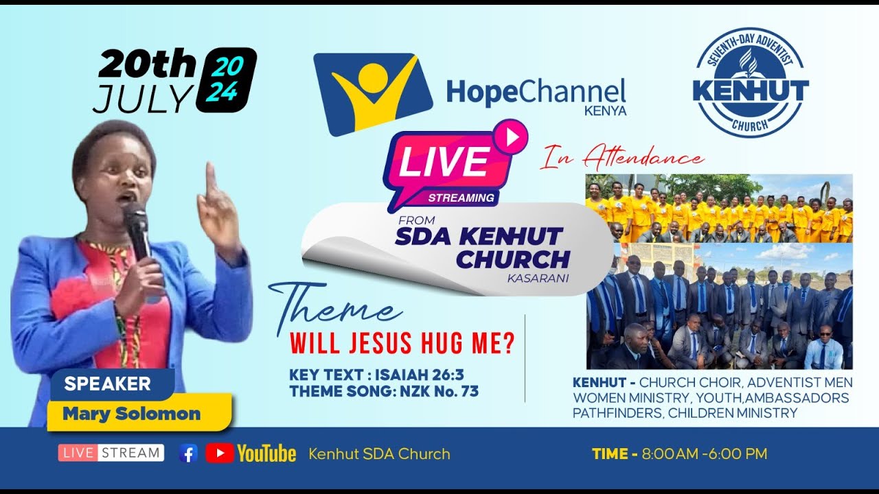 HOPE CHANNEL KENYA KENHUT LIVE || 20/07/2024 - YouTube