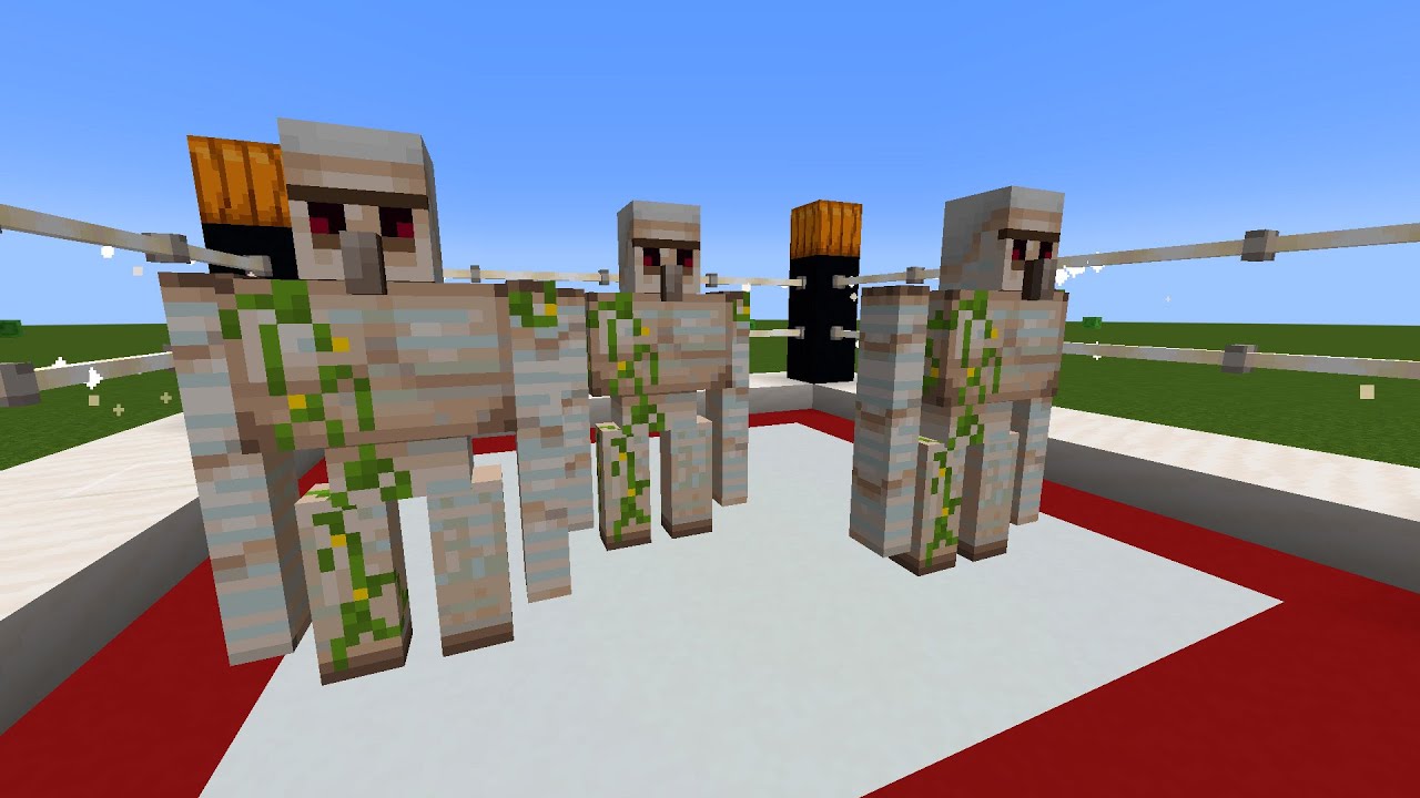 Which Minecraft MOBS can beat IRON GOLEMS? - YouTube
