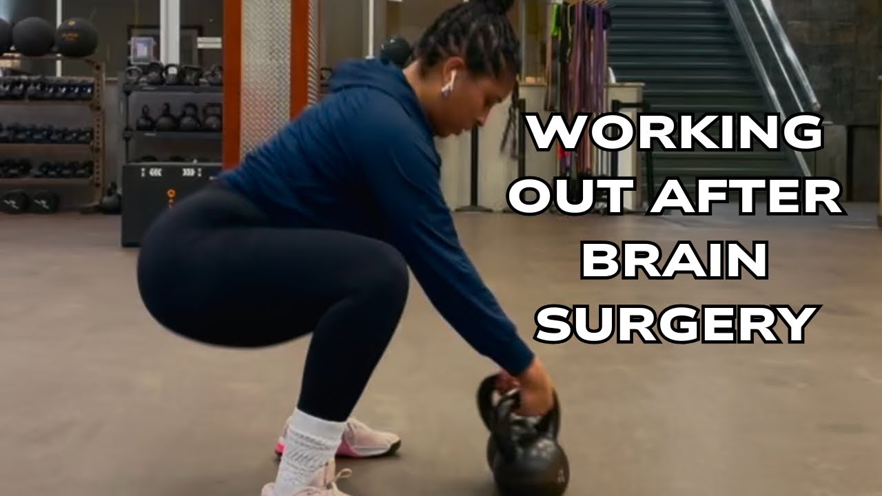 Working out after brain surgery. Restrictions? Pain? - YouTube
