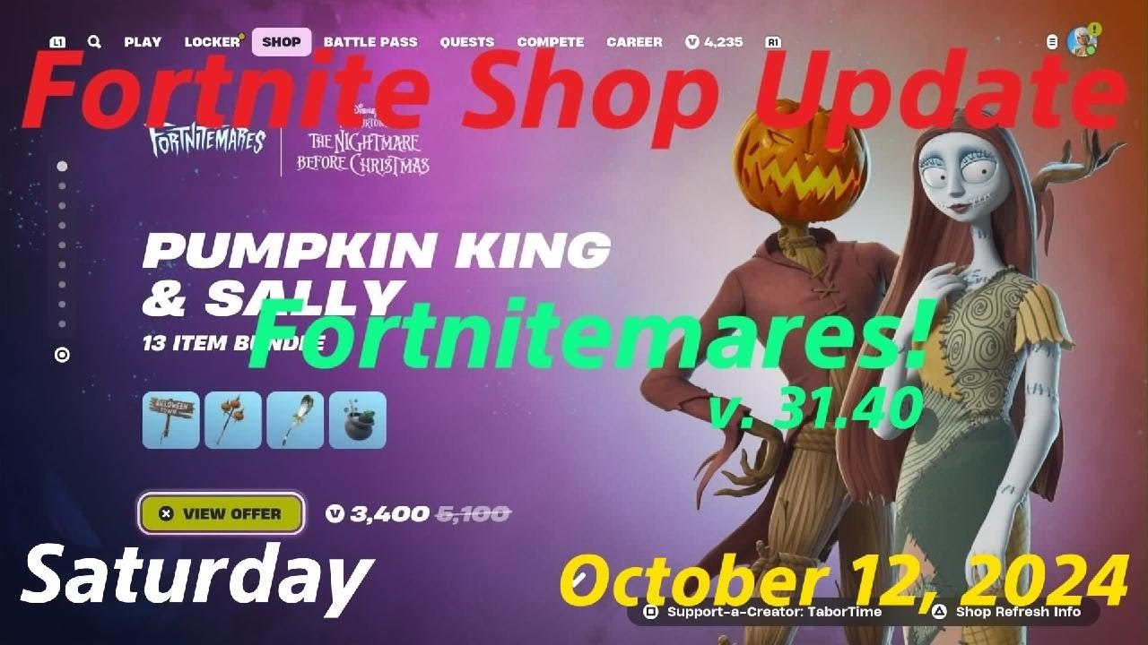 *NEW* Committed Emote, Pumpkin King + Sally, + More - Fortnite Shop ...
