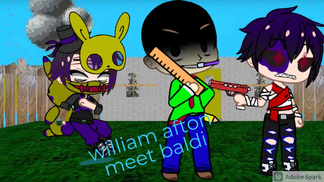 William Afton Meets Baldi Basics! (READ DESC) - YouTube