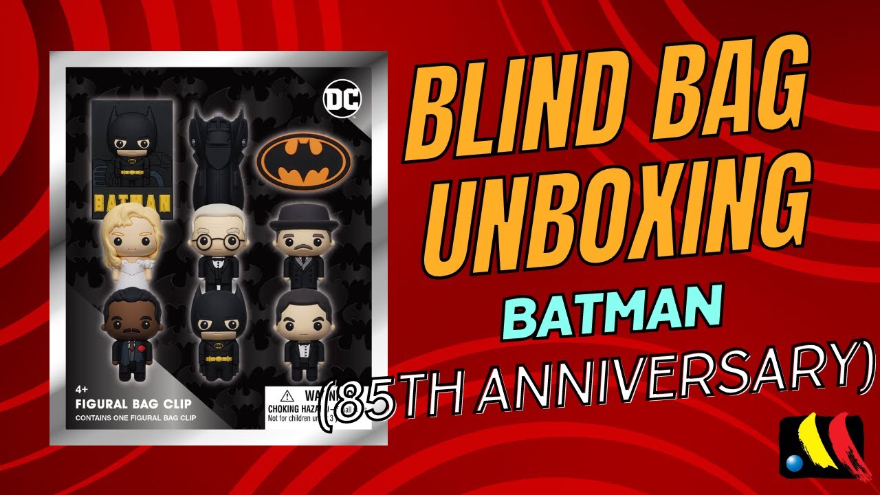 Batman (85th Anniversary) 3D Foam Bag Clip UNBOXING - Monogram ...